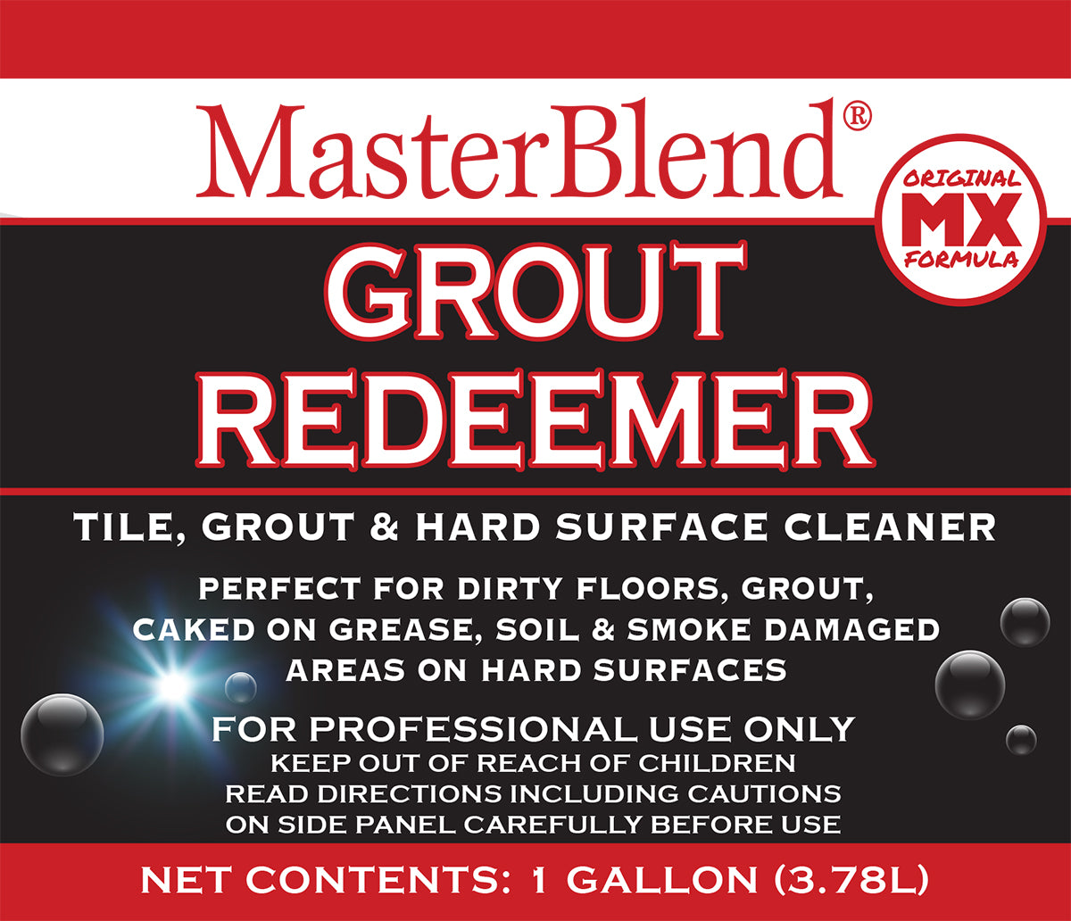Grout Redeemer Tile, Grout & Hard Surface Cleaner (4 GL) – MasterBlend